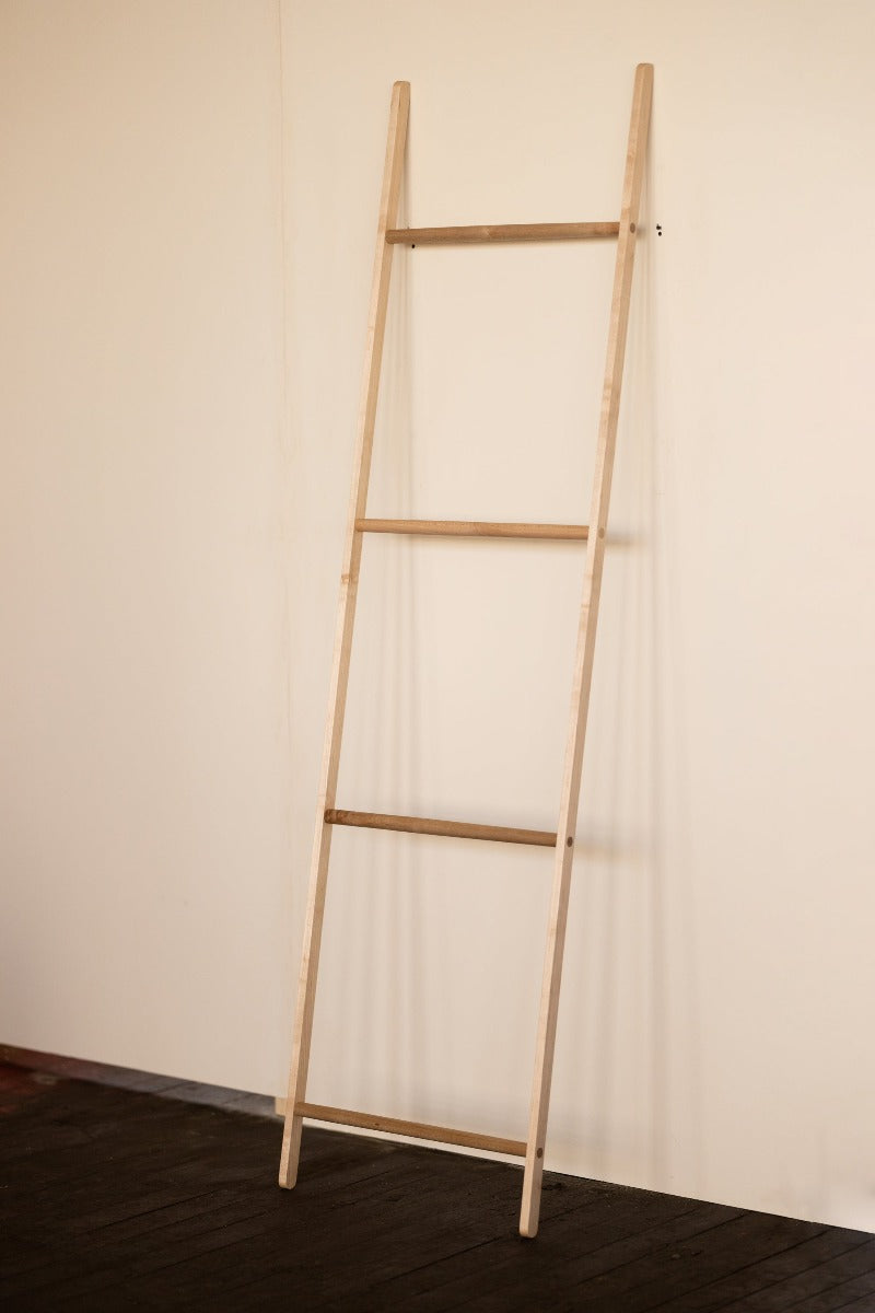 Wood Storage Ladder | Laundry or Quilt Ladder | Bucato Decorative Ladd ...