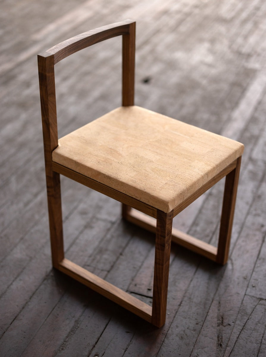 Wood and Cork Chair | Dining or Writing Desk Chair | Porto Chair ...